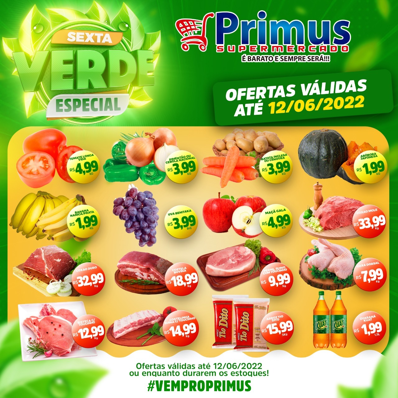 Supermercado Primus até 12/06/2022 - Encartes DF