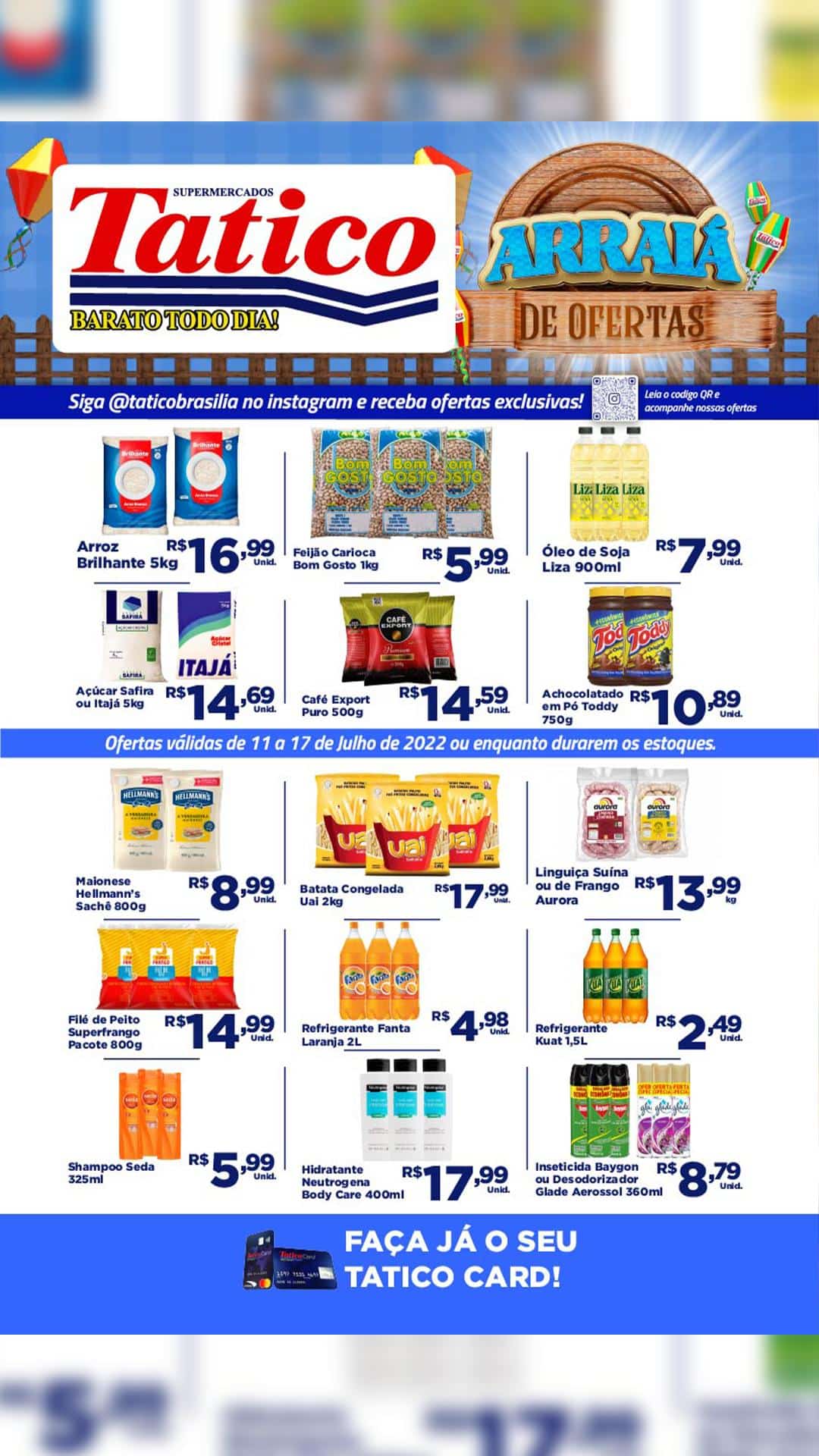 Supermercado Tatico até 17/07/2022 - Encartes DF
