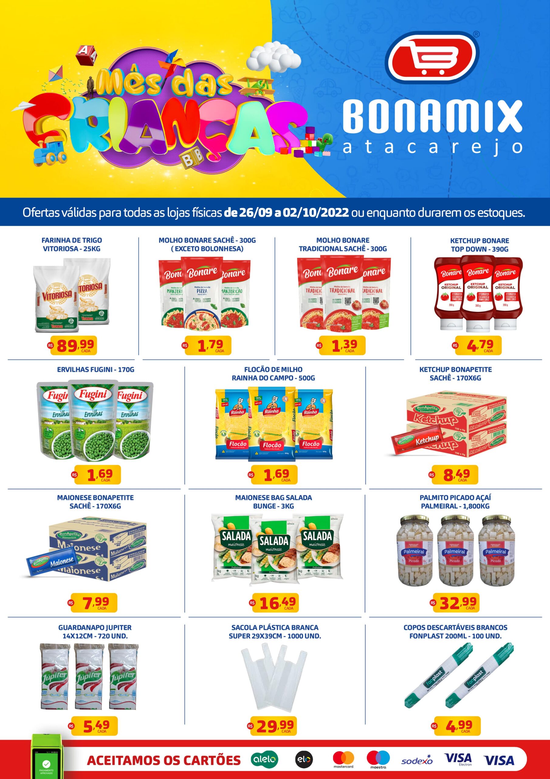 Atacarejo Bonamix até 02/10/2022 - Encartes DF