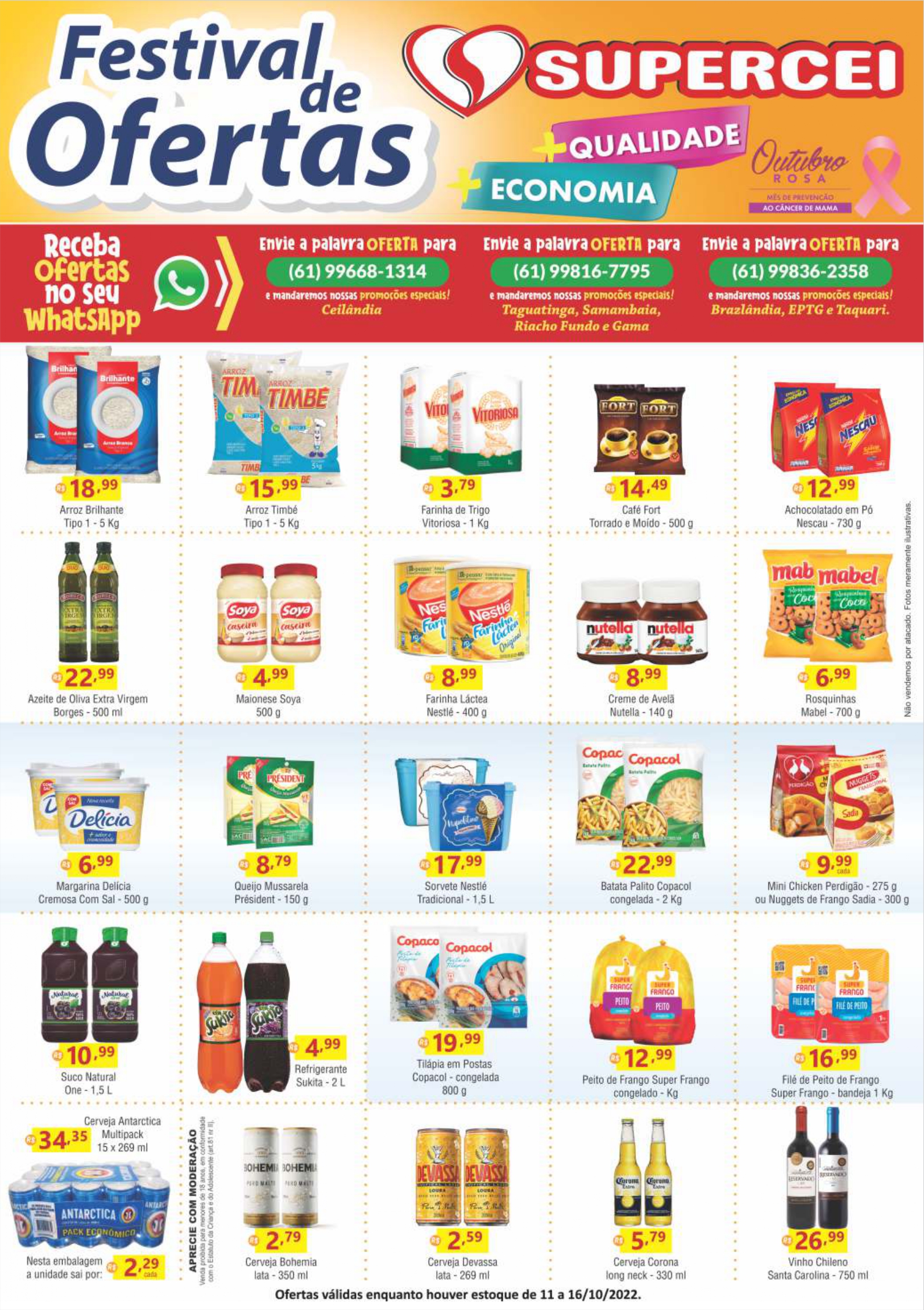 Supercei Supermercado até 16/10/2022 - Encartes DF