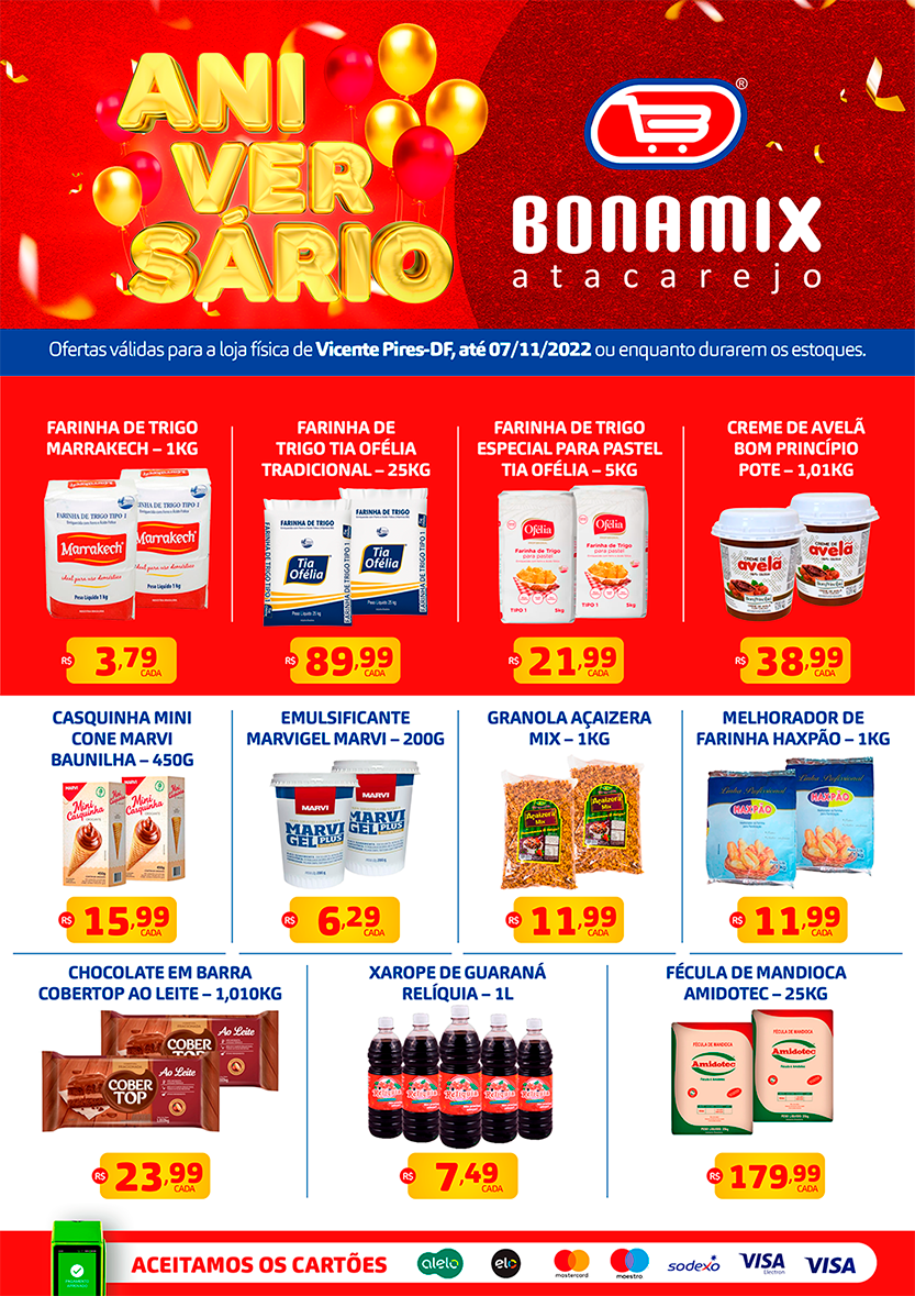 Atacarejo Bonamix até 07/11/2022 - Encartes DF