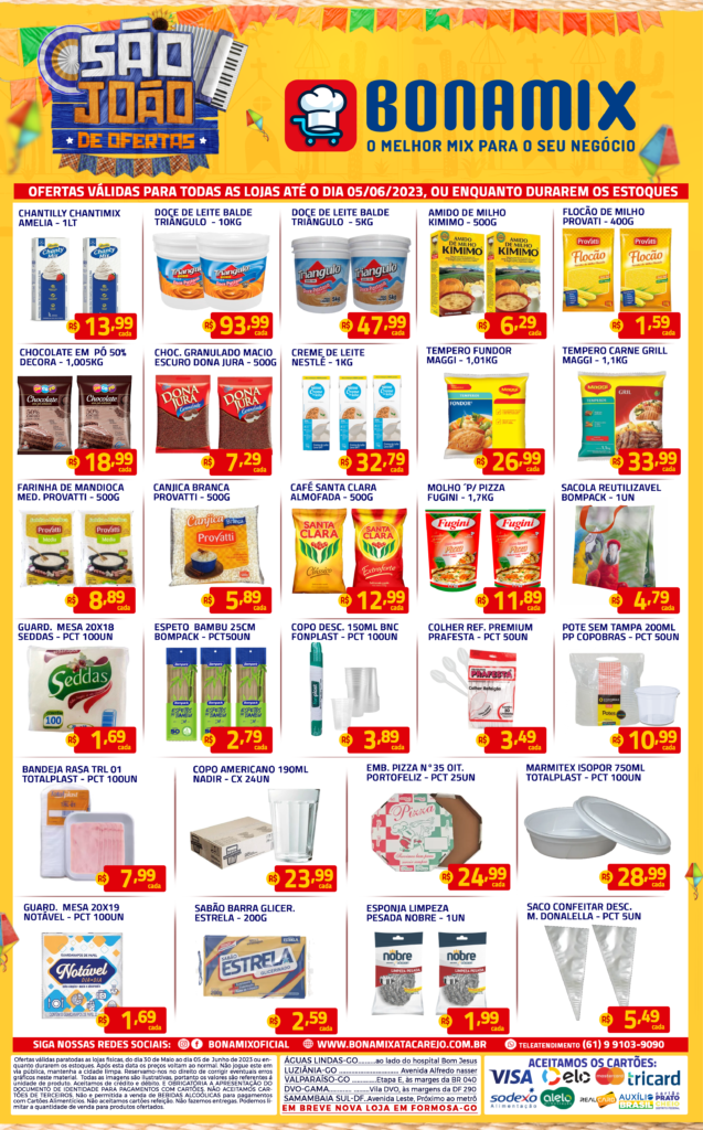 Atacarejo Bonamix até 05/06/2023 - Encartes DF