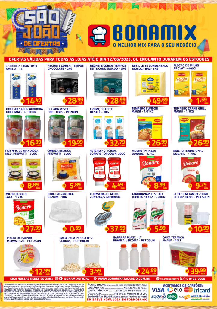 Atacarejo Bonamix até 12/06/2023 - Encartes DF