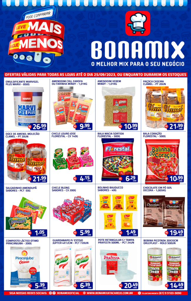 Atacarejo Bonamix até 25/09/2023 - Encartes DF