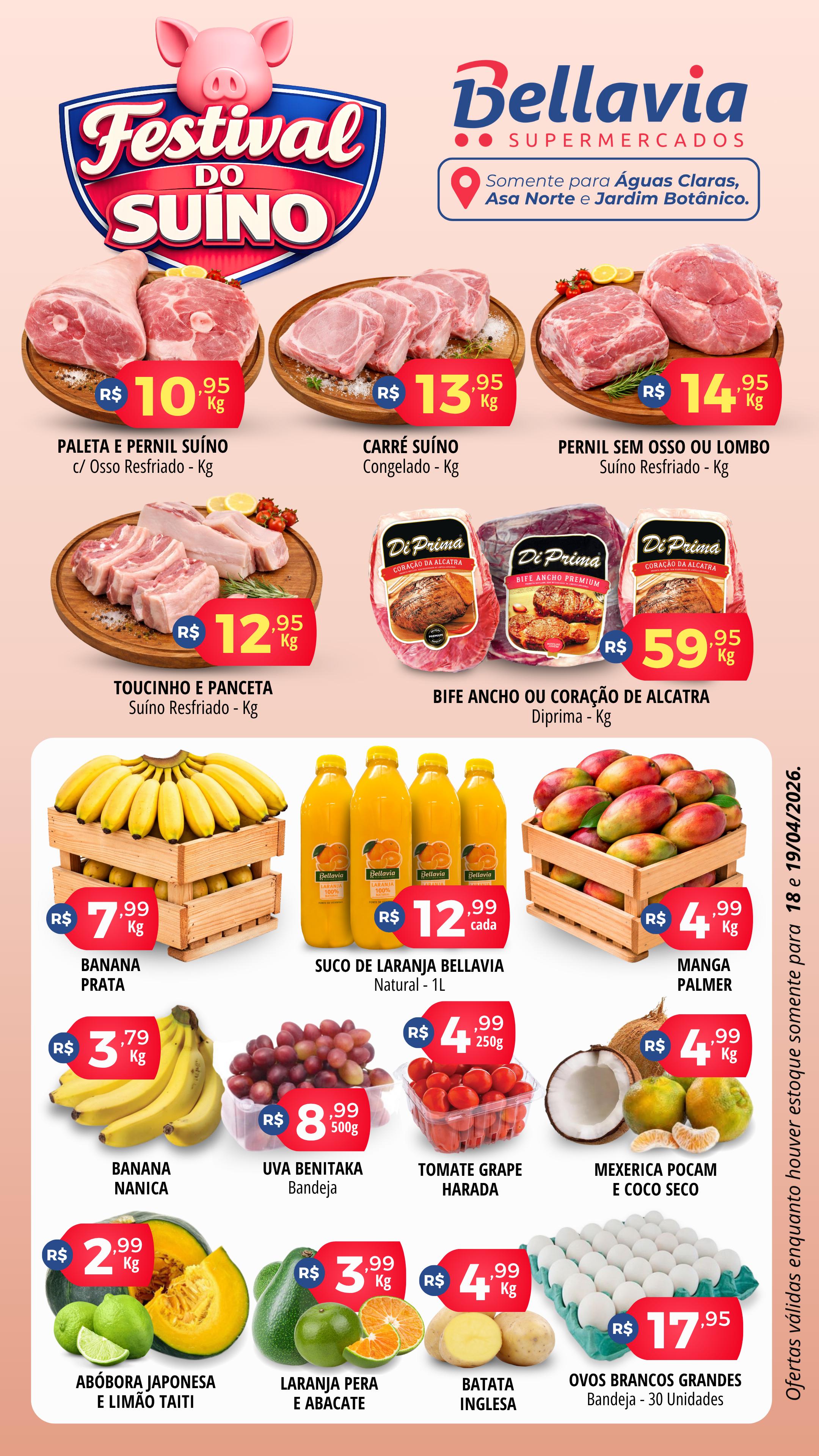 Supermercado Bellavia até 19-04-2026