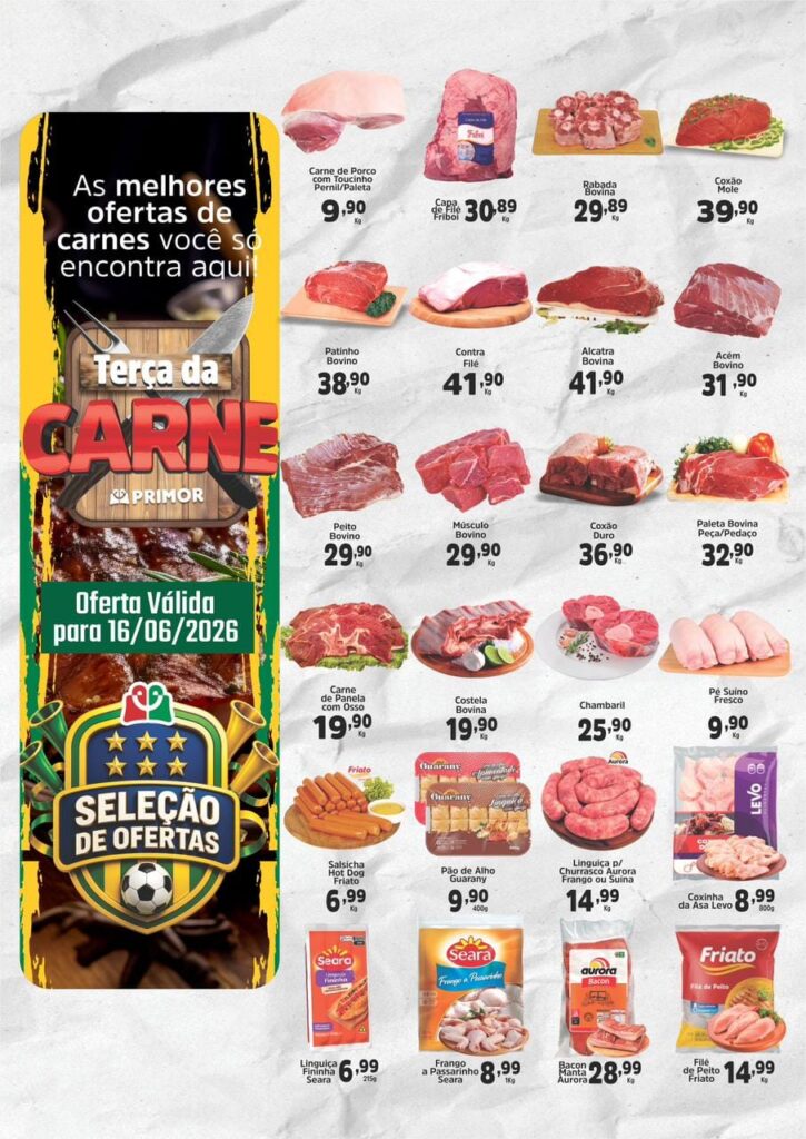 Supermercado Primor até 16-06-2026